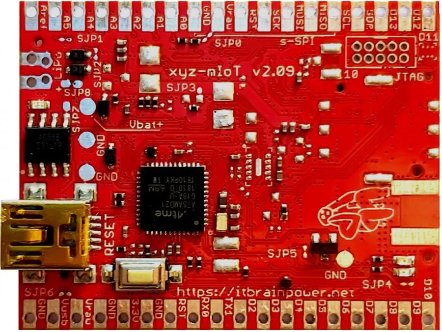 Modul IoT ARM0 basic - xyz-mIoT - shield placa dezvoltare AT SAMD21G ...