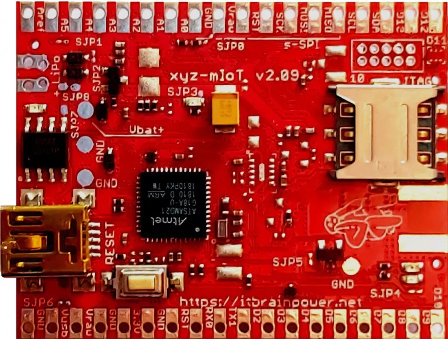 Modul IoT ARM0 basic - xyz-mIoT - shield placa dezvoltare AT SAMD21G ...