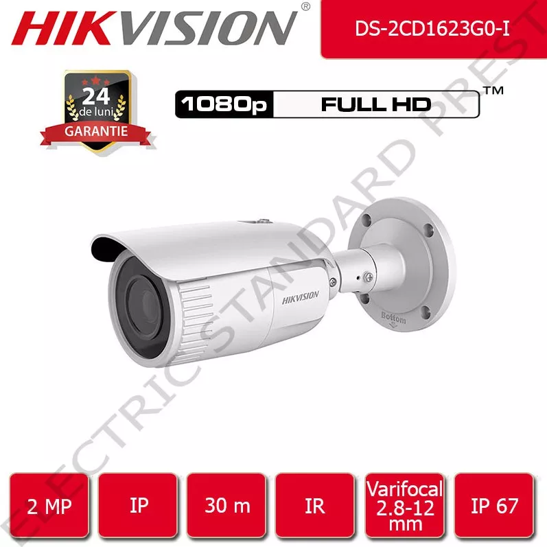 Camera de supraveghere HIKVISION IP 30 m IR Full HD 2 Megapixel 1080 2. ...