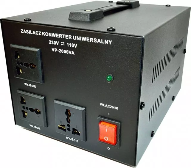 Transformator Convertor 220-110 V AC Putere 2000VA VP-2000VA - cel.ro