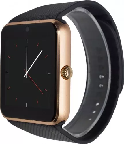 Ceas smart MediaTek M08 Dial Gold Bluetooth Cartela SIM SMW-04 - cel.ro