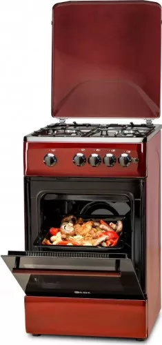 Aragaz LDK 5060 A BORDO RMV GLASS 4 Arzatoare Capac metalic Gratar ...