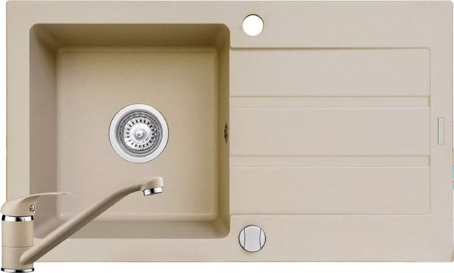 Set chiuveta si baterie Pyramis NEXT dimensiune 760x440mm adancime ...