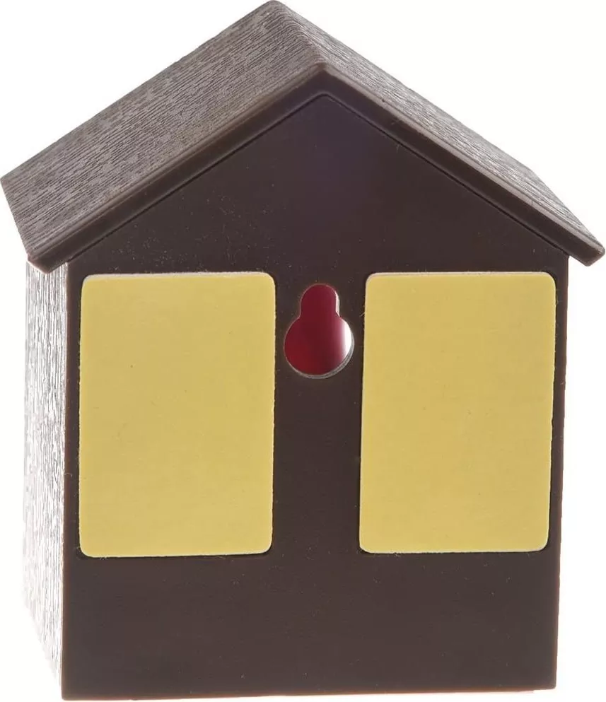 Suport chei casuta si breloc pasare cu fluier verde-maro Sparrow T3368 ...