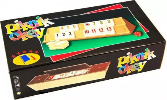 Rummy plastic Okey negru ClauM 29s_C292 - cel.ro