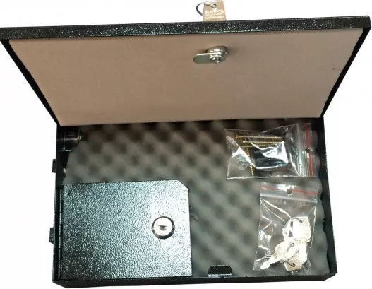 Caseta seif Trezor pentru pistol si munitie cu fixare in perete podea ...