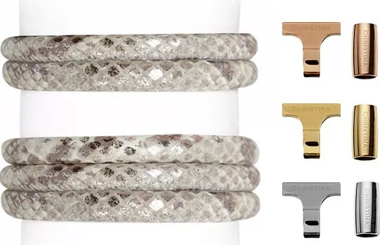 Curele de ceas Christina Collect sistem unic de prindere cu set de ...