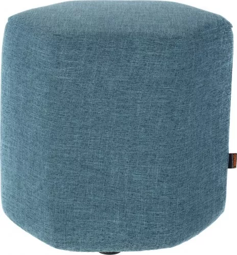 Taburet QMOBILI HEX Turcoaz stofa husa detasabila picioare ...
