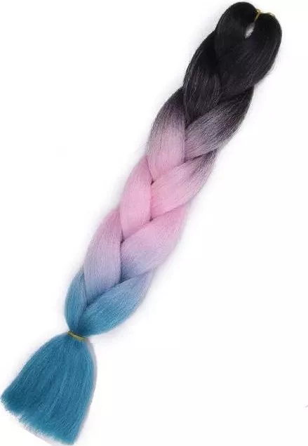 Extensie colorata pentru impletituri Ombre NRT par sintetic 62cm | 16z_C34