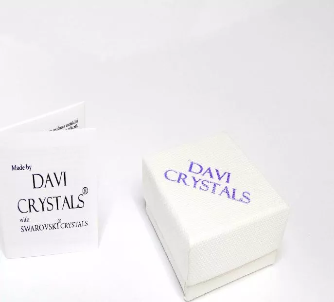 Set Argint DaviCrystals cu cristale Swarovski cercei cu tija cu biluta si - cel.ro