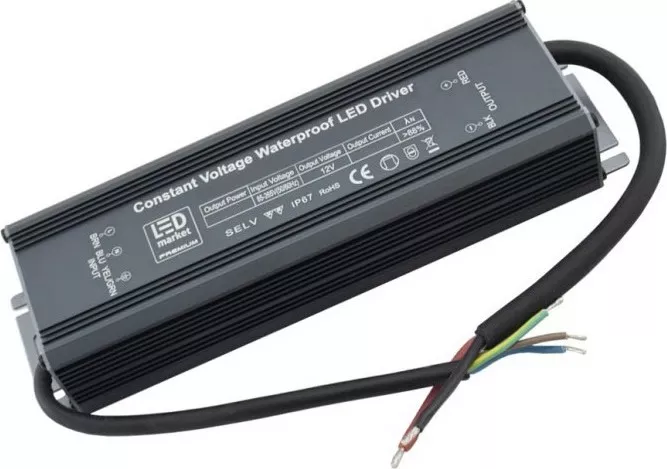 Transformator banda LED 250W IP67 230V - 12VDC LED Market MSD-CV-250W ...
