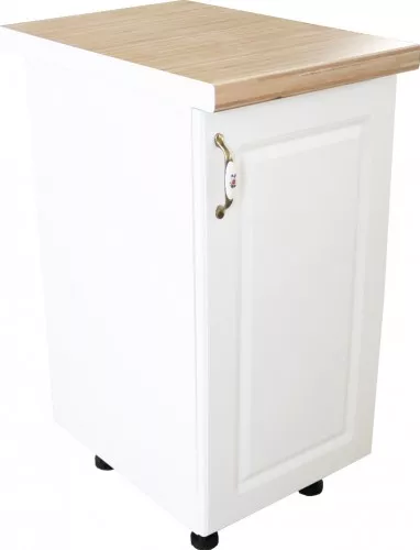 Corp inferior cu 1 Usa Zebra Alb/MDF Alb mat si blat Artar 40 x 85 x 60 ...