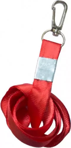 Set 10 buc snur textil cu carabina pentru ecuson EVOffice 85 cm latime ...