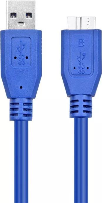 Cablu transfer date USB 3.0 tip A tata la USB 3.0 Micro B tata 3 metri ...
