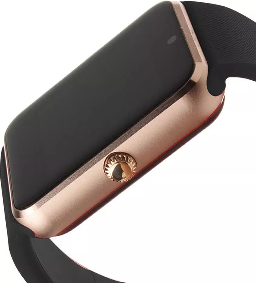 Ceas smart MediaTek M08 Dial Gold Bluetooth Cartela SIM SMW-04 - cel.ro