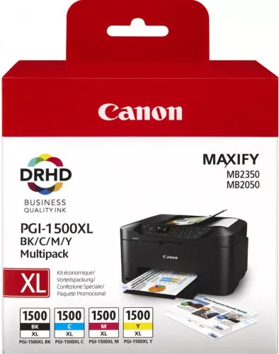 Multipack cartuse Canon PGI-1500 XL original Cyan/Magenta/Yellow/Black ...