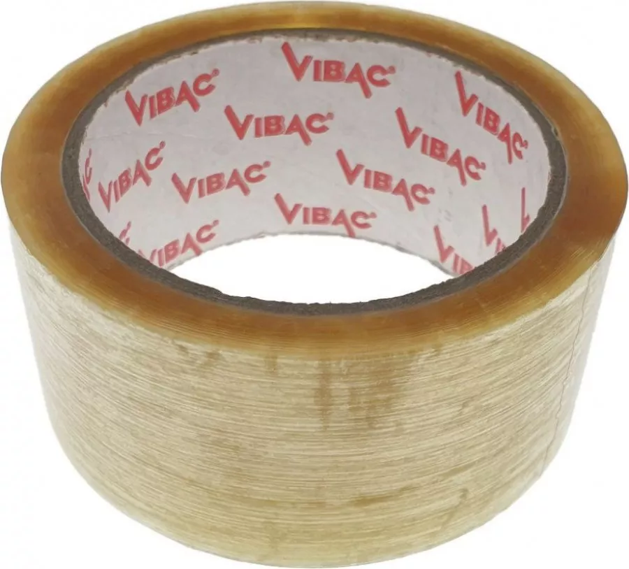 Banda adeziva tip scotch 48 mm x 60 m Vibac Solvent transparenta ...