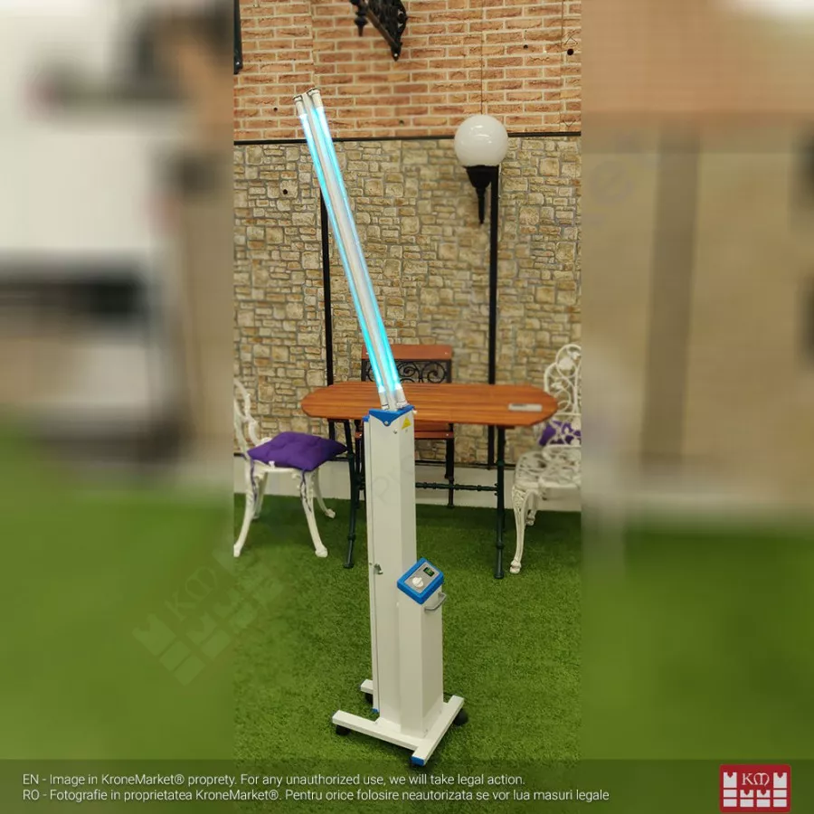 Lampa mobila UVC bactericida KMK-L11 60W cu Ozon KMK-L11