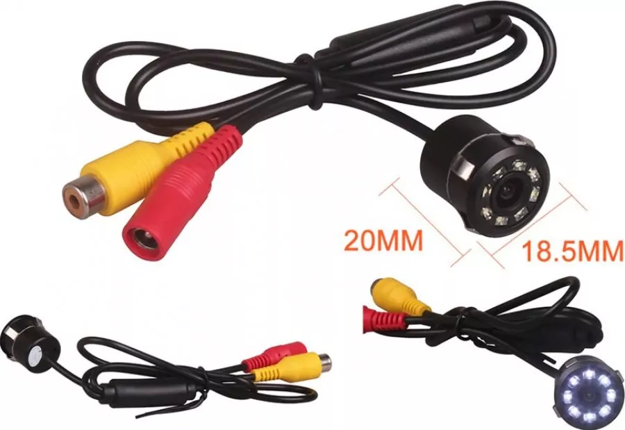 Camera video auto marsarier cu 8 leduri mers inapoi spate 170 grade ...