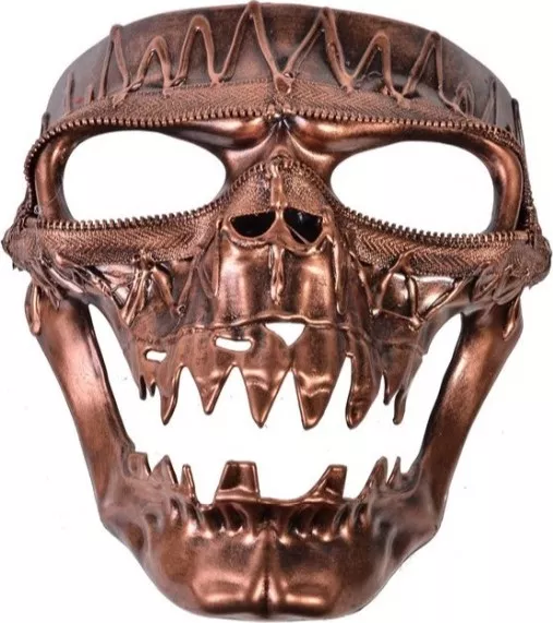 Masca deghizare schelet cap de mort imitatie fier si sarma pentru ...