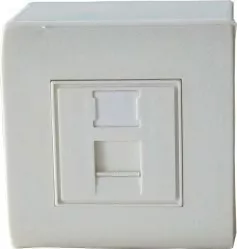 Priza simpla voce/date cat6 LanKATT ecranata 1 x RJ45 - 80x80 FTP ...