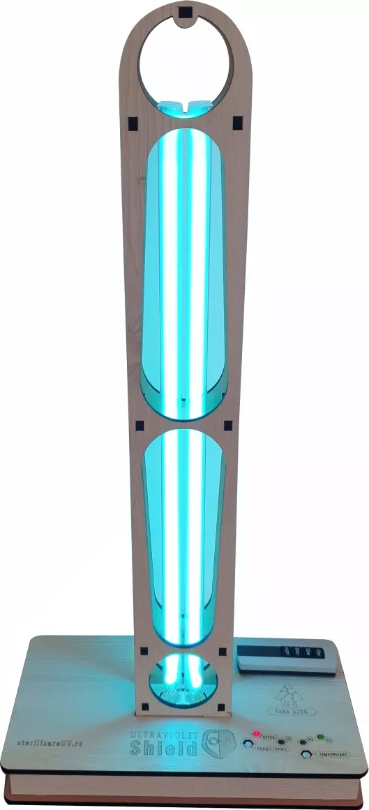 Lampa UVC cu 95 W Philips PL-L HO cu temporizare dezinfectare 360 grade ...