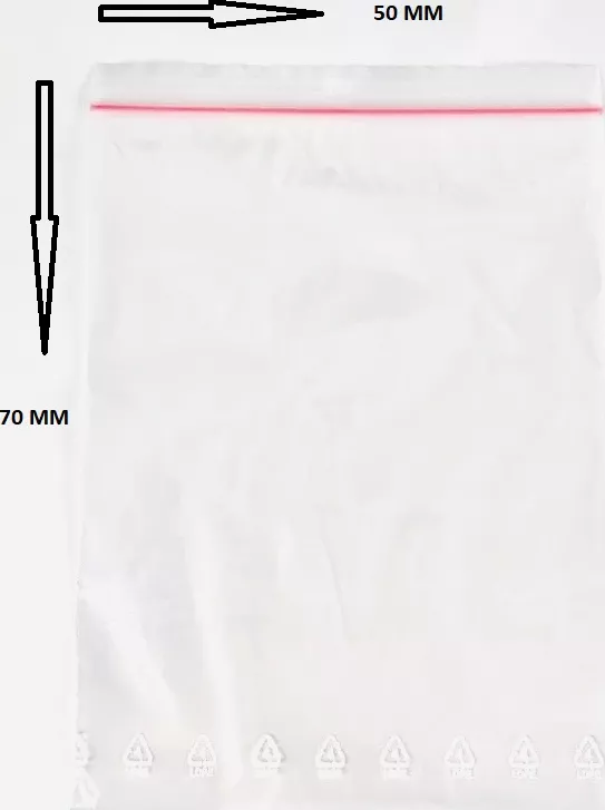SET DE 1000 BUC PUNGI ZIPLOCK 50 X 80 MM 50 X 80 - cel.ro