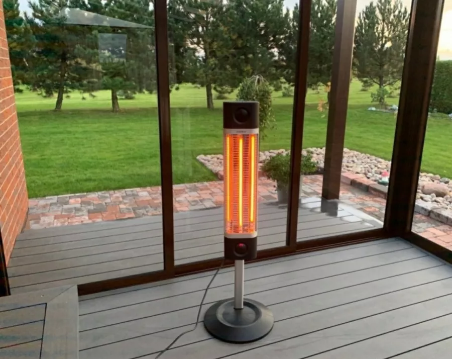 Veito CH1800RE 1 7kW Carbon Aluminiu Telecomanda Stand Afisaj LED ...