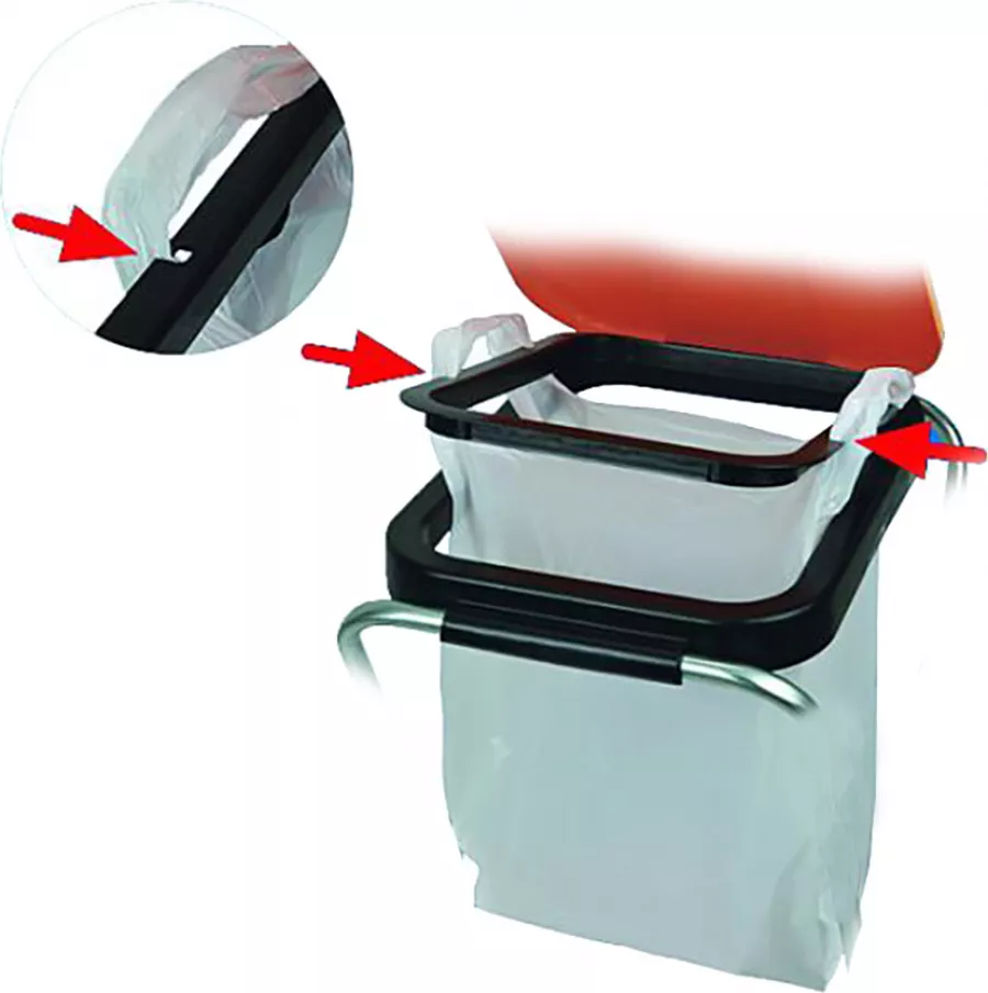 Suport pentru saci de gunoi and ldquo WALLFIX 2 and rdquo cm 66 x 43 la ...