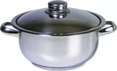 Oala inox cu capac 18 cm 1.8 L Cocinera EMEG-ZLN-7222 - cel.ro