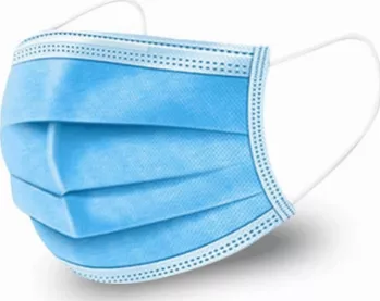 Set 500 Masca faciala medicala de protectie cu 3 straturi si 3 pliuri ...