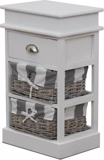 Comoda 2 cosuri gri/alb MATIAS 2 0yo_8546 - cel.ro