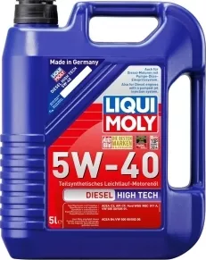 Ulei motor Liqui Moly Diesel High Tech 5W40 5L LM2696 - cel.ro