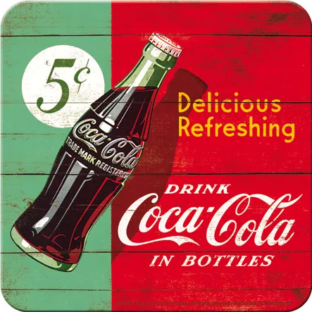 Suport de pahar - Coca Cola Refreshing Green | 9vay_123435856