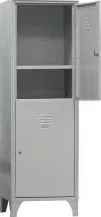 Dulap Vestiar metalic scolar cu picioare si 2 usi SC2S 500x500x1950 mm ...