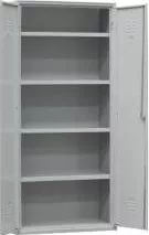 Fiset dulap metalic Asamblat cu 4 rafturi AP80 800x400x1800 mm LxlxH 40 ...