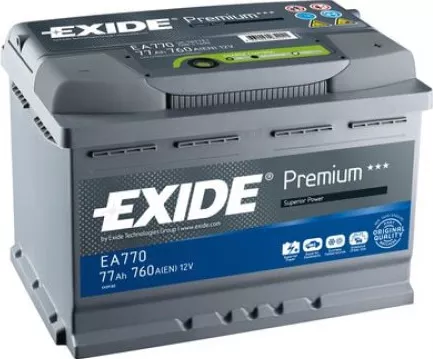 Baterie auto Exide Premium 77AH EA770 EA770 - cel.ro