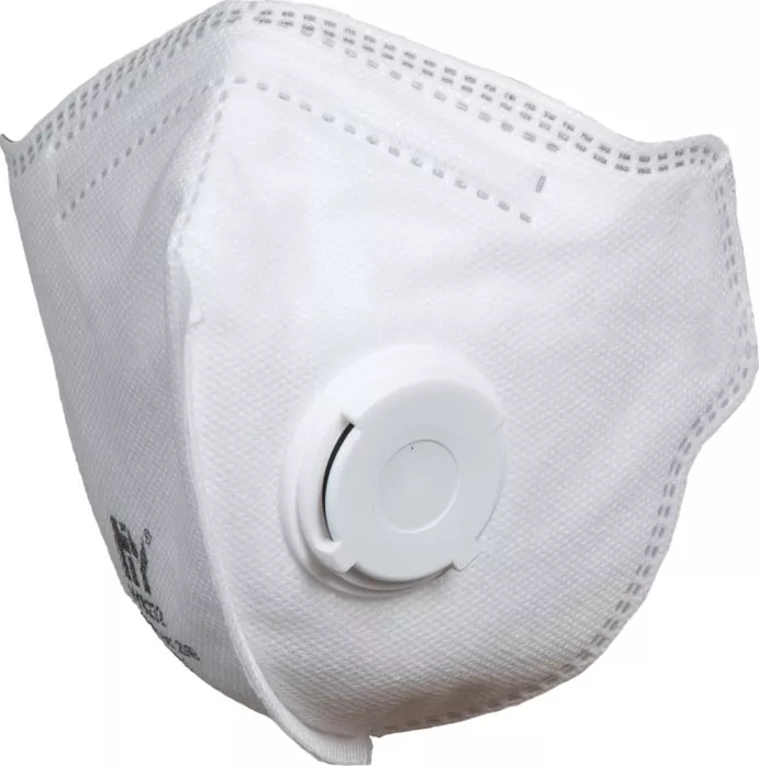 Set 10 masti de protectie respiratorie FFP3 cu supapa HY8232 albe ...