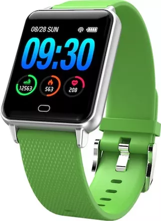 Ceas unisex Smartwatch M21 Pedometru Monitor de ritm cardiac verde ...