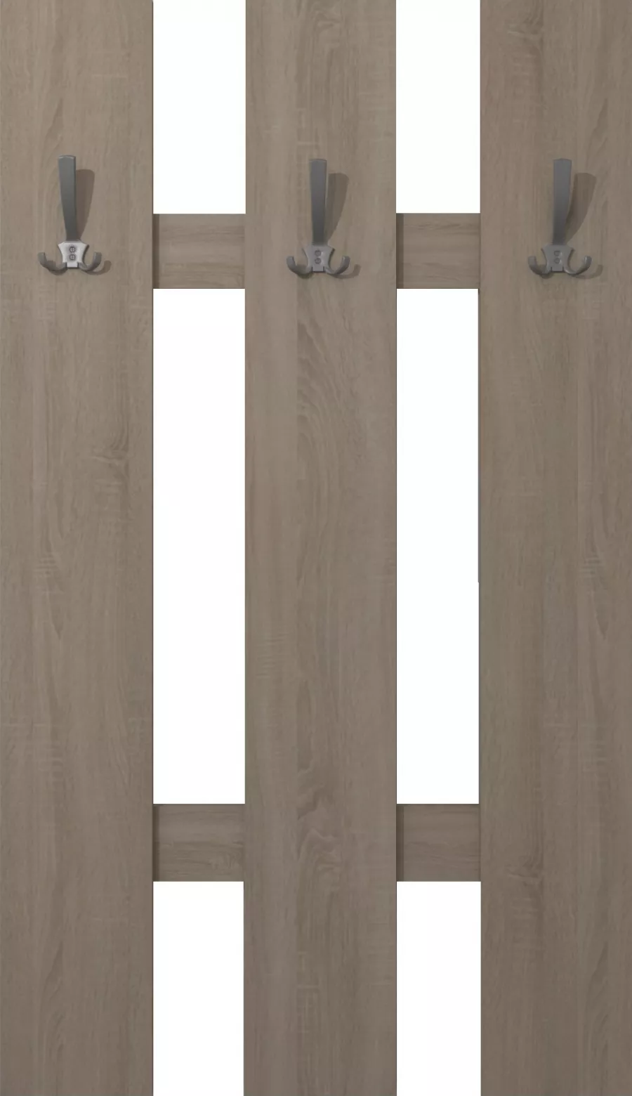 Cuier Trio Maxdeco sonoma cu agatatori finisaj aluminiu max-TSA - cel.ro