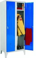 Dulap Vestiar metalic ASAMBLAT cu picioare si 2 usi color 11102 ...