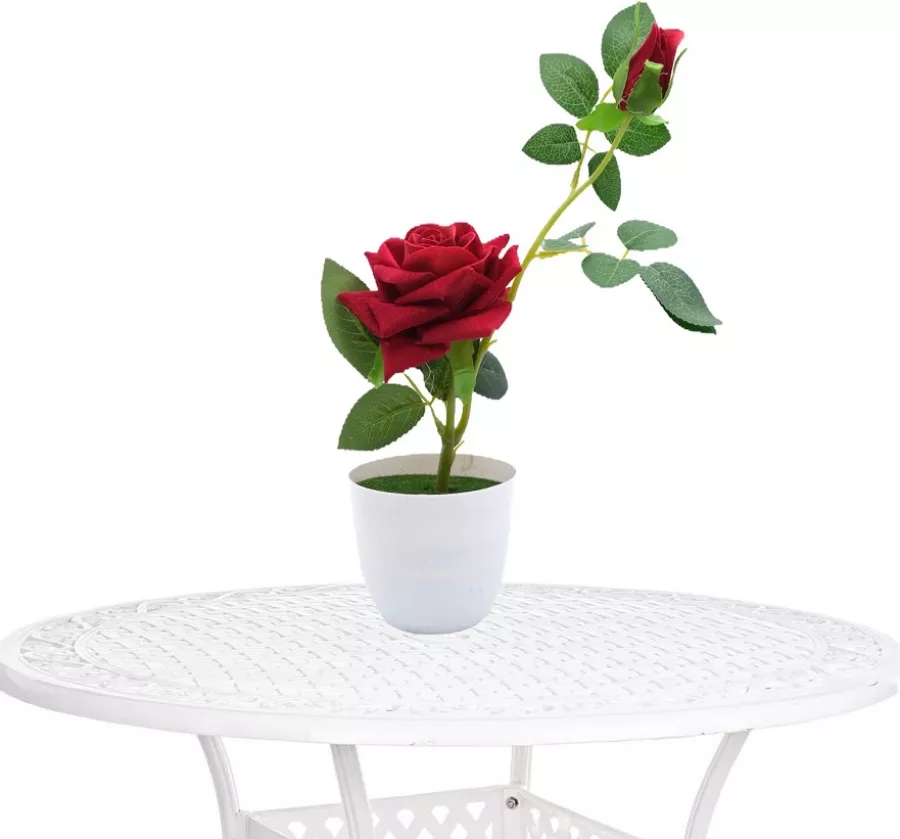 Flori decorative in ghiveci trandafir 36 cm yi3j_208806123 - cel.ro