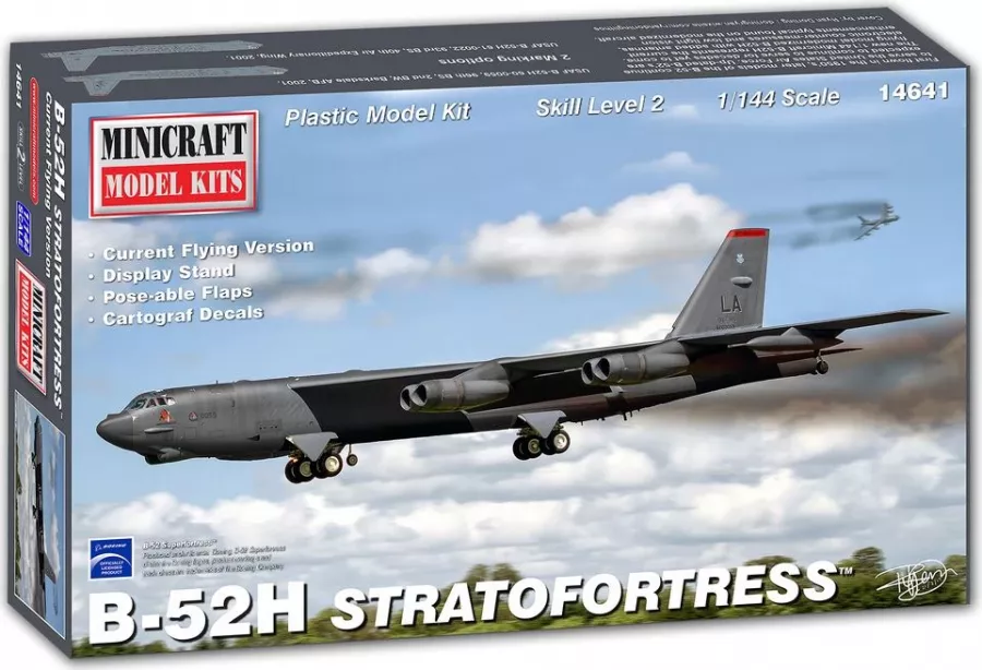 Minicraft 14641 - 1 144 B-52 H USAF Current Flying Version qsd1_996004482 - cel.ro
