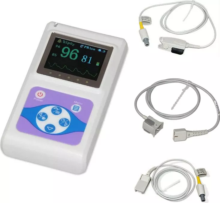 Pulsoximetru profesional Contec CMS60D senzor adulti si senzor ...