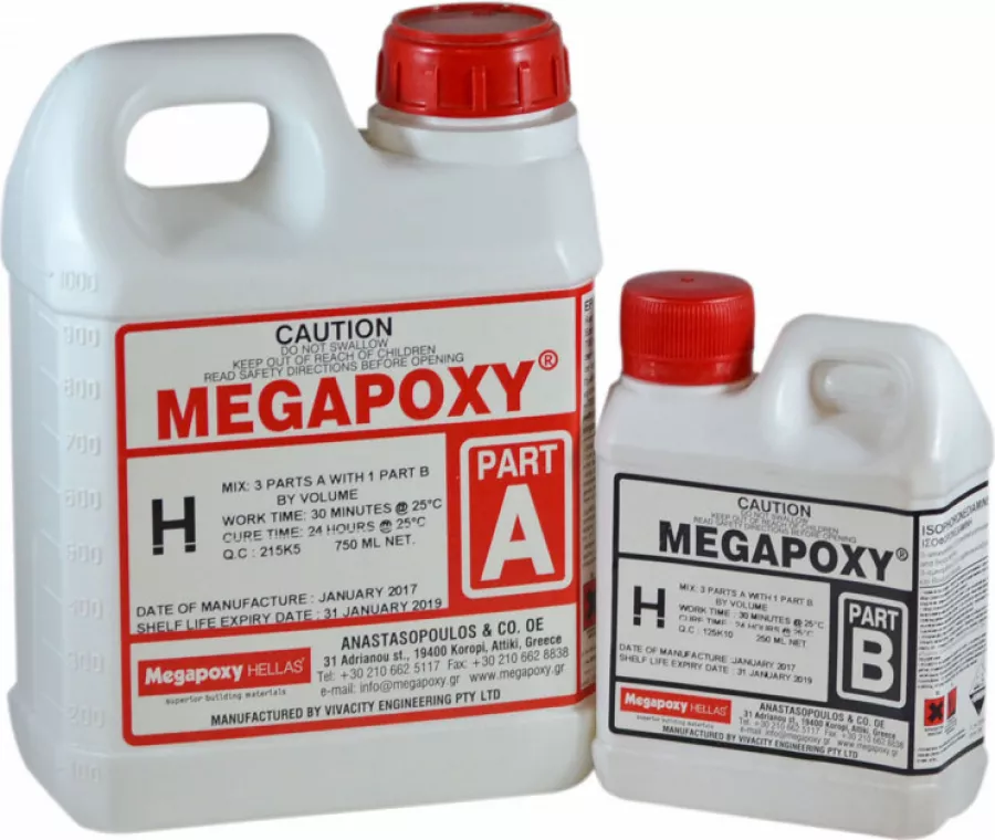 Rasina epoxidica bicomponenta Megapoxy H 1L