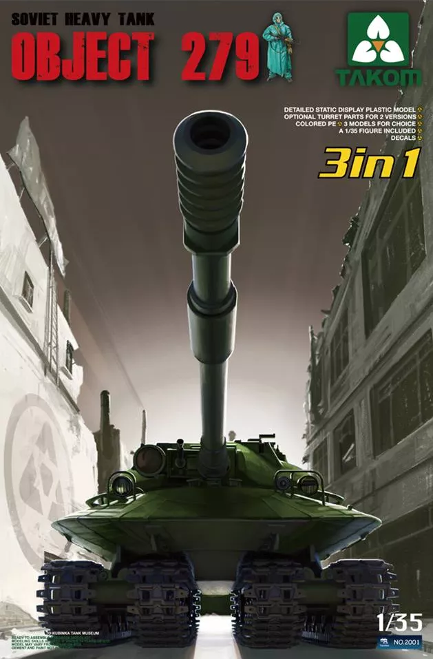 Takom 2001 - 1 35 Soviet Heavy Tank Object 279 3 in 1 3qkr_996004699 ...