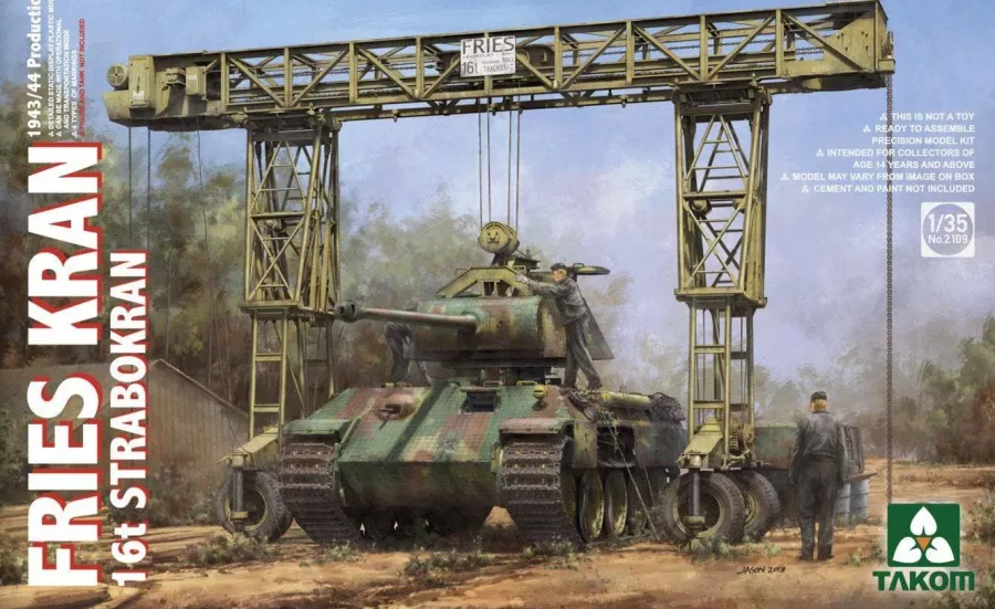 TAKOM 2109 - 1 35 FRIES KRAN 16t Strabokran 1943/44 Production 7hq5 ...