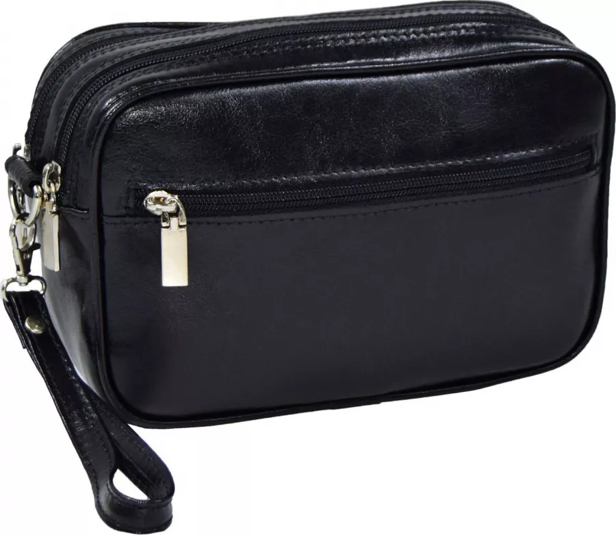 Borseta piele neagra MAGAZINUL DE GENTI model de mana si umar 034 7068 ...