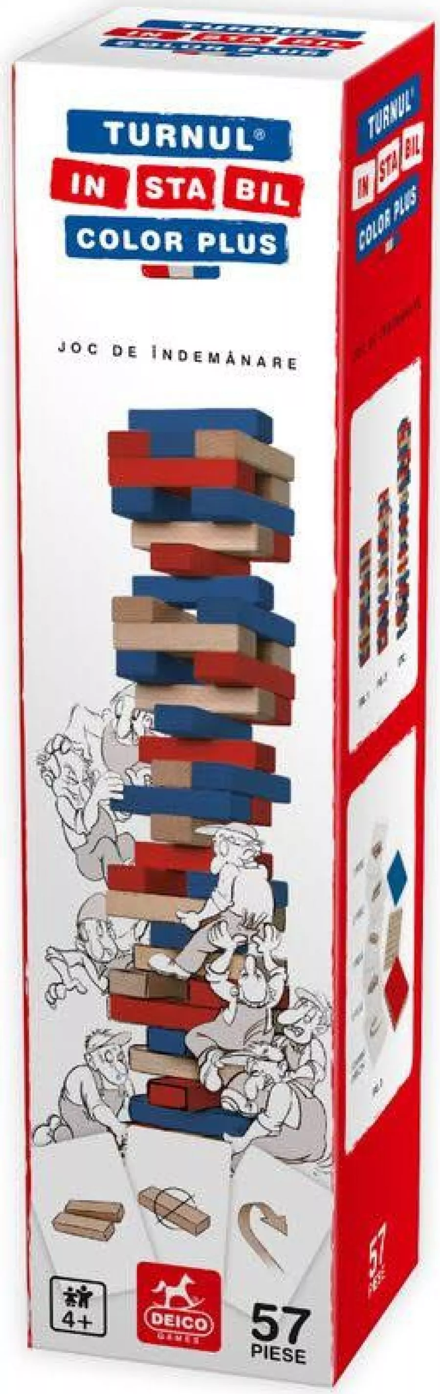 TURNUL INSTABIL COLOR -57 PCS DEI75550 - cel.ro
