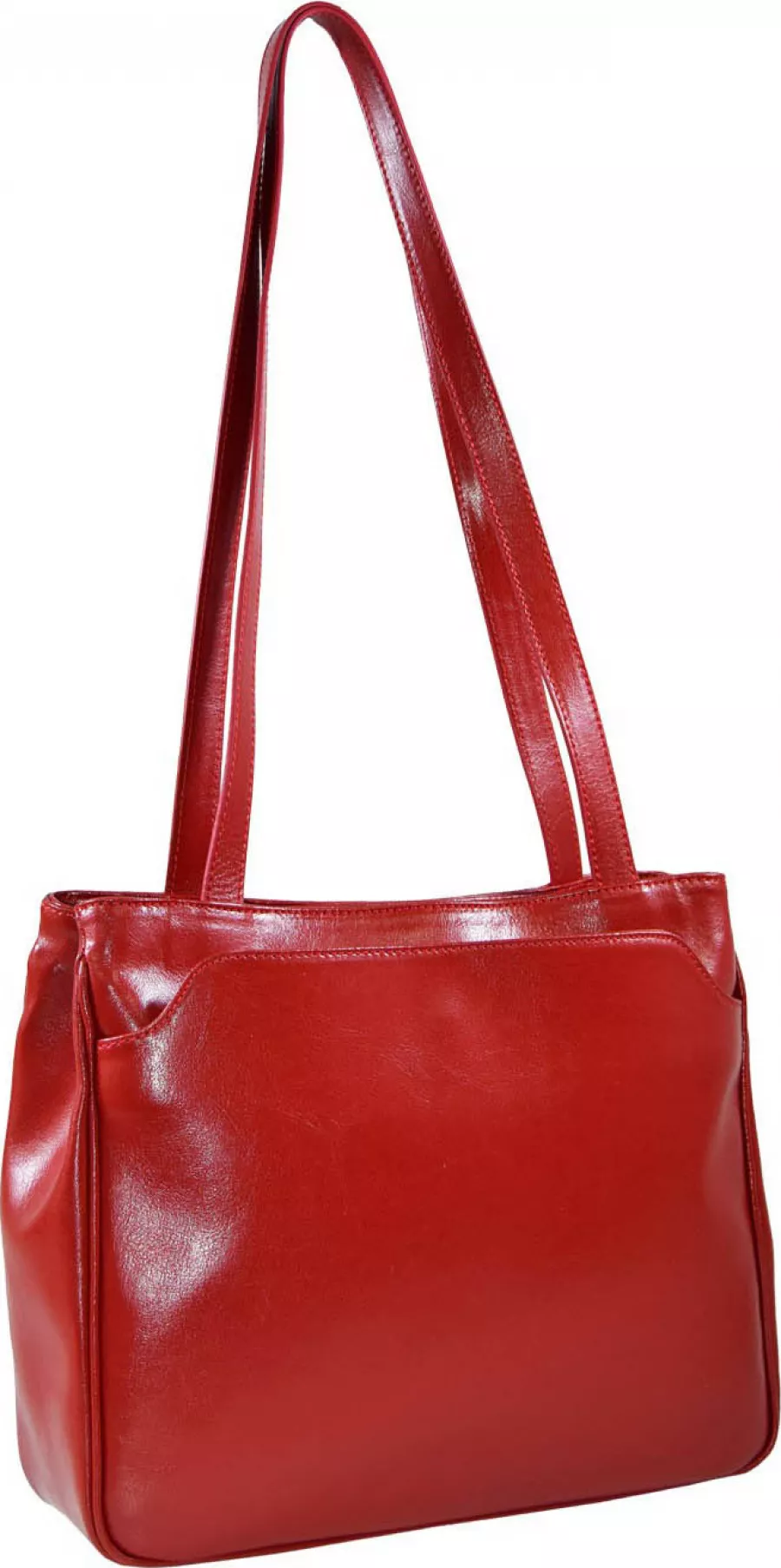 Geanta din piele naturala rosie model 182 MAGAZINUL DE GENTI 2430-182 ...